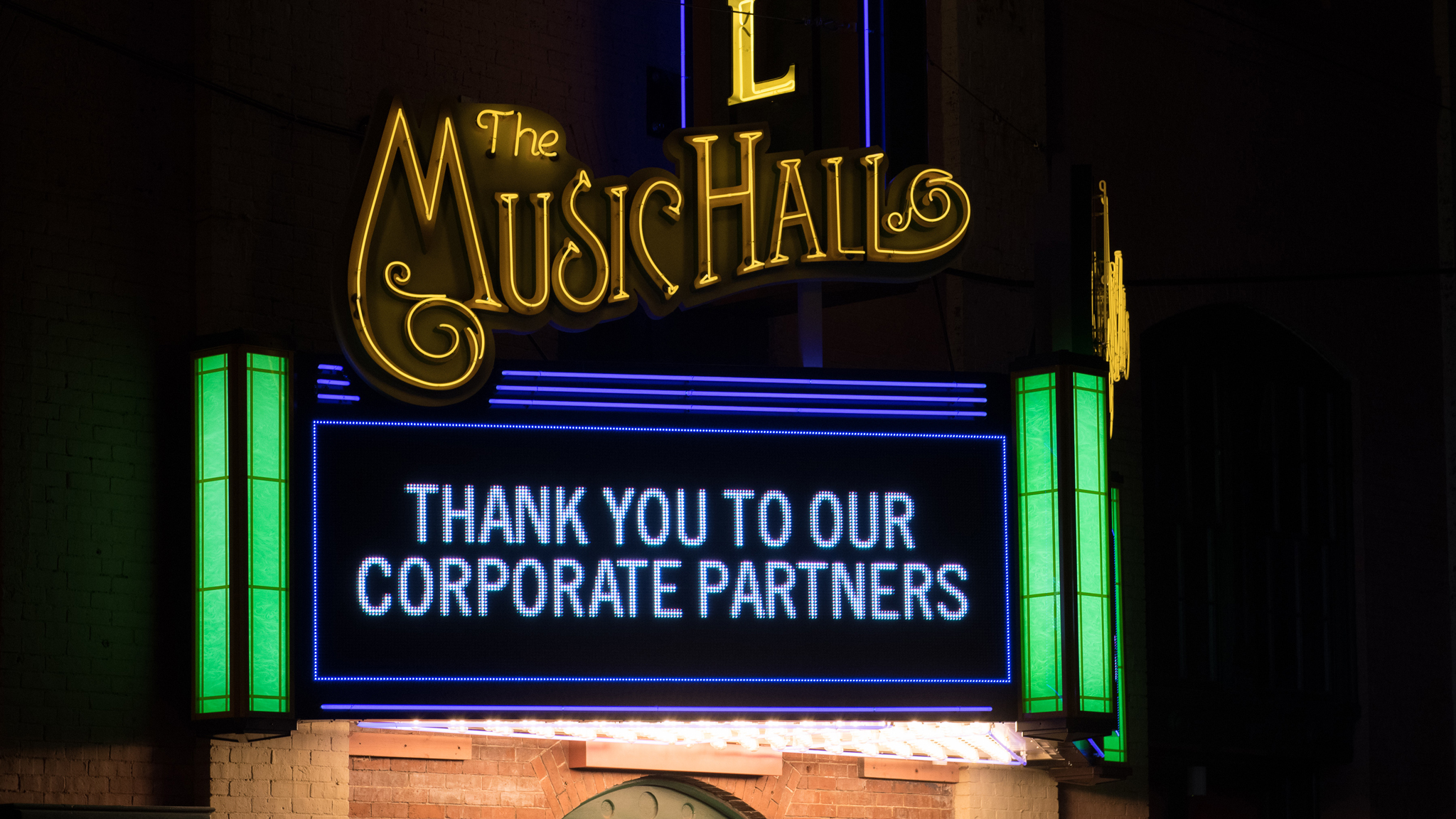 Our Current Partners - The Music Hall